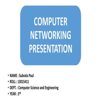Mango networking | PPT