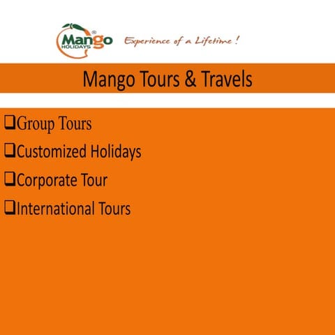 Mango tours & travels | PPT