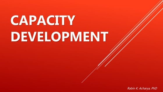 Capacity Building | PPT