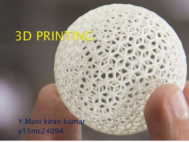 3D Printing | PDF
