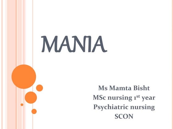 Mania | PPT