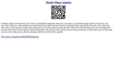 Maniac Magee Movie Amanda Beale