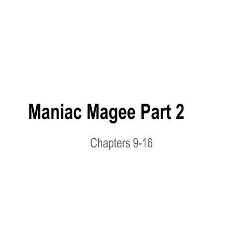 Maniac part 2 | PPTX