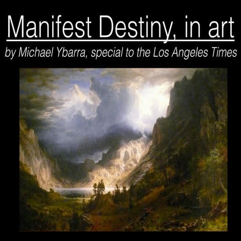 Manifest destiny art | PPT