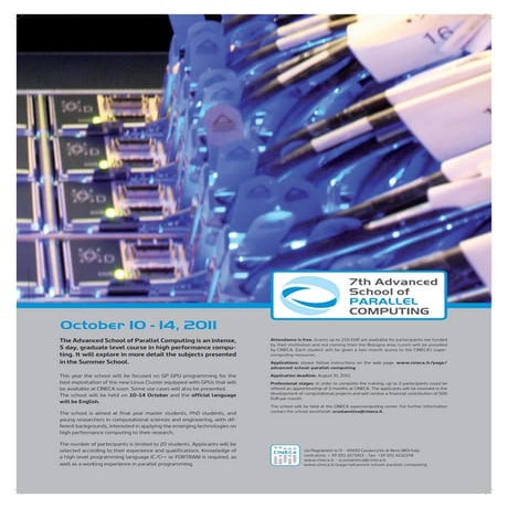7th Advanced School of Parallel Computing | PDF