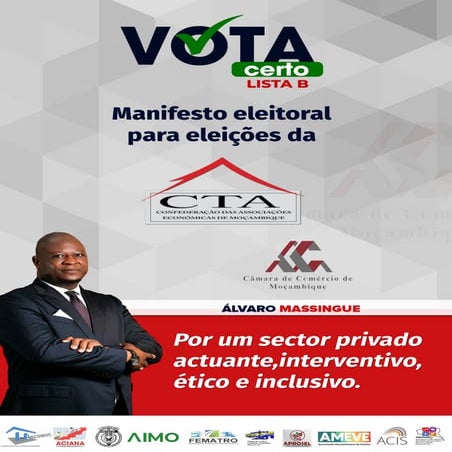 Manifesto - Álvaro Massinga - Candidatura a presidência da CTA | PDF