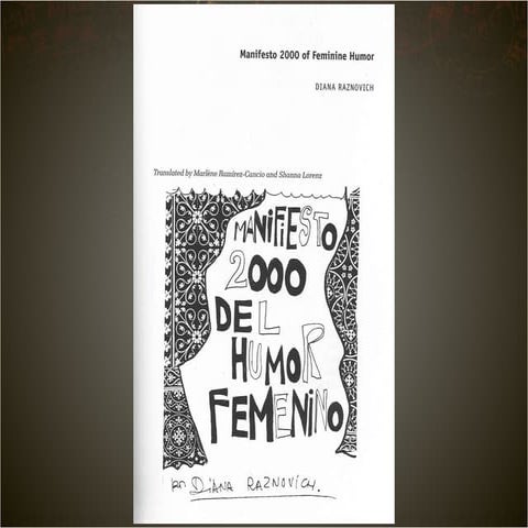 Manifesto of feminine humor | PPT