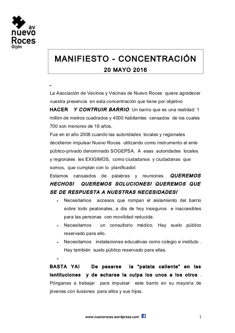 Manifiesto