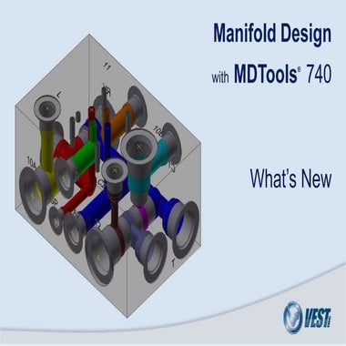 Manifold Design with MDTools 740 What's New | PPT