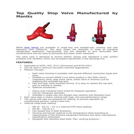 Flowserve Valtek Mark One Control Valve | PDF