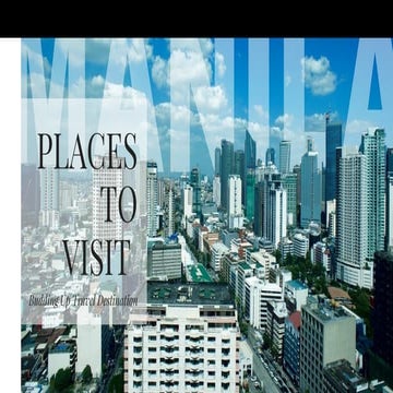 Manila travel | PDF