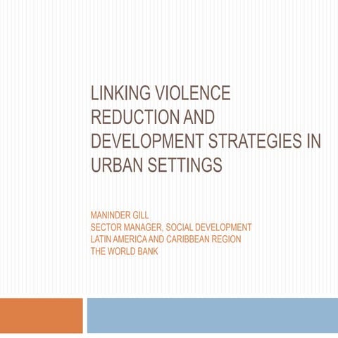 Maninder Gill - World Bank | PPTX