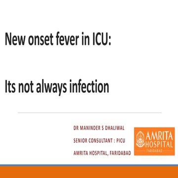 Approach To Fevers And Management Pptx