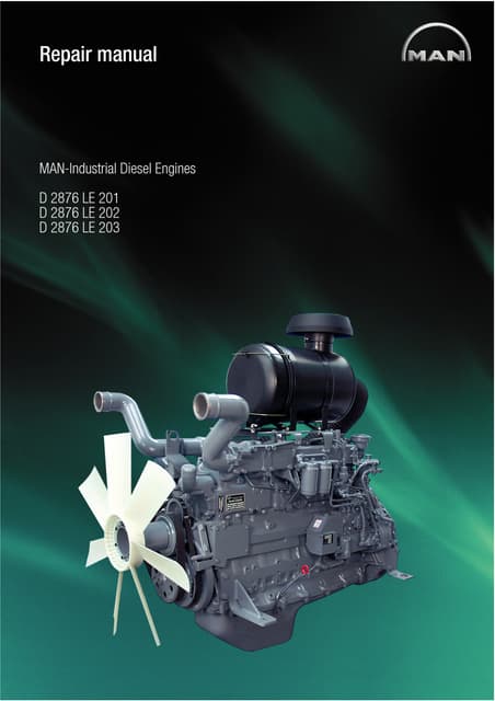 MAN Marine Diesel Engine D 2848 LXE /LE 401 / 403 / 405 Service Repair ...