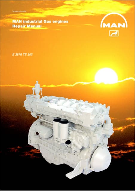 MAN Marine Diesel Engine D 2848 LXE /LE 401 / 403 / 405 Service Repair Manual | PDF