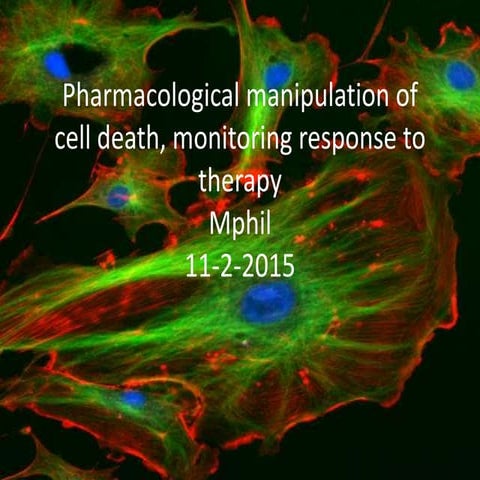 Manipulation of cell death 11 02-15 | PPTX