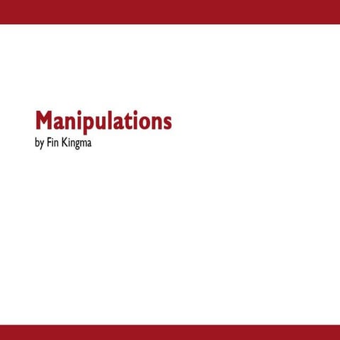 Manipulations | PPT