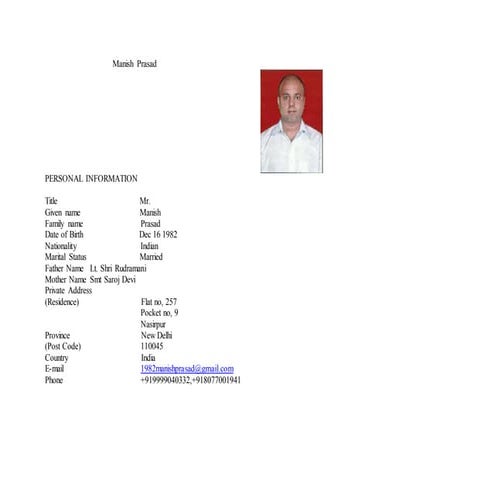 Manish prasad (5) | PPT