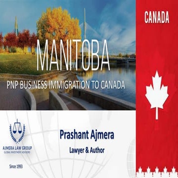 Manitoba PNP Business immigration program | PPT