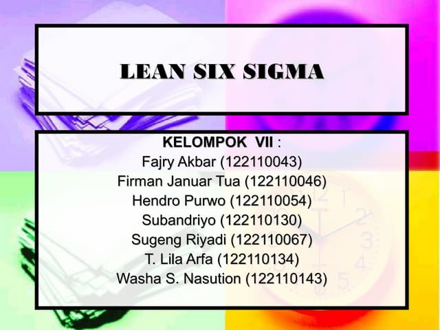 Identifikasi 8 Pemborosan di area Kerja | PPT