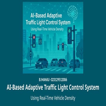 Trafic light controller using Artificial Intelligence and Machine ...