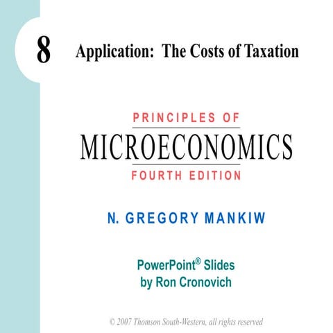 N Gregory Mankiew Chapter 8 fourth edition | PDF