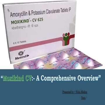 Presentation on Moxikind-CV by Nitin Mishra | PPTX
