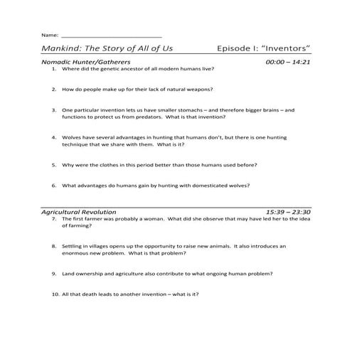 Mankind the story_of_all_of_us | PDF