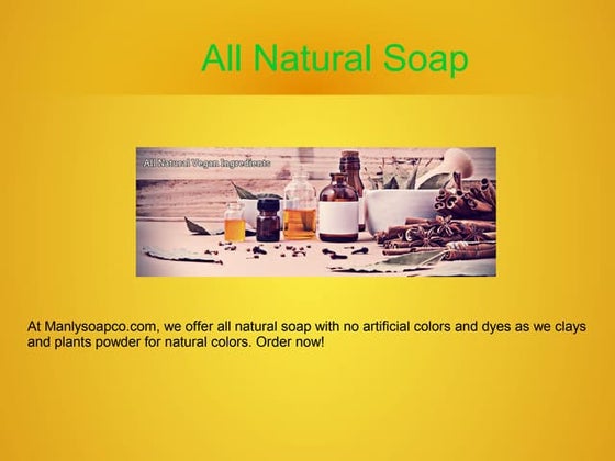 All Natural Soap | PPT
