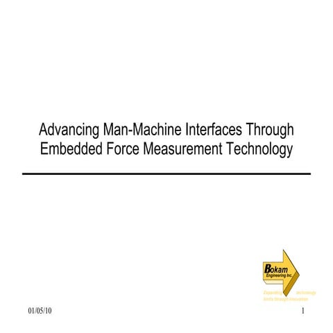 Man Machine Interface Presentation For Industrial Apps | PPT