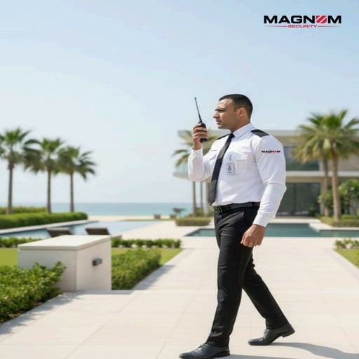 manned Guarding services in dubai - Magnum security | PDF