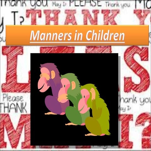 Good and bad manners | PPT