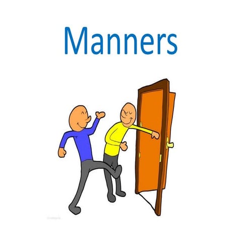 Manners and Politeness | PPT
