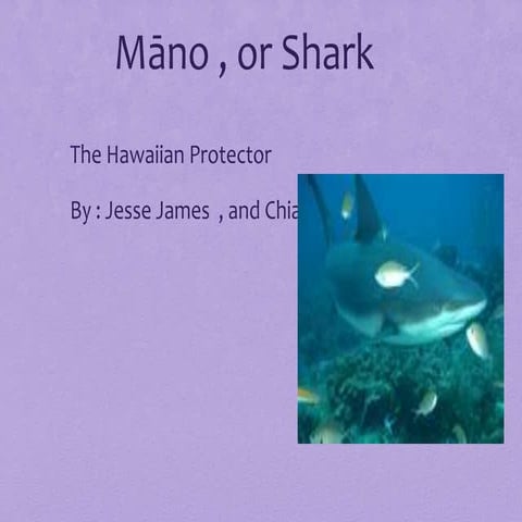 Mano by jesse and chianti | PPTX | Fish and Aquariums | Pets