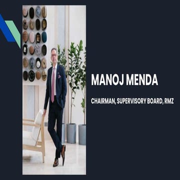 Manoj Menda - Chairman of Supervisory Board at RMZ | PPT