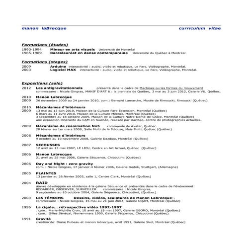 manon-labrecque-cv-2012 | PDF