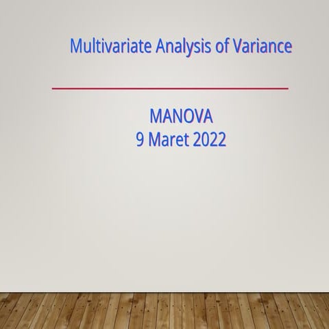 manova analisis multivariatif variance.ppt