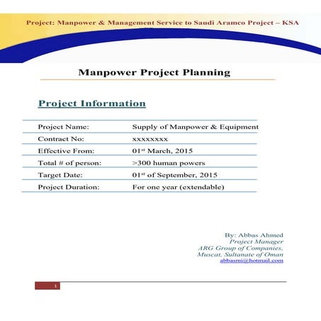Manpower planning | PDF