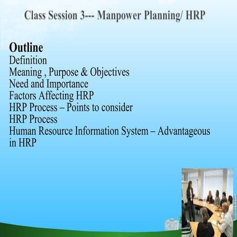 Manpowerplanning steps | PPT
