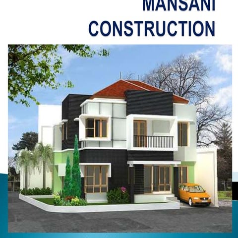 Mansani Constructions Hyderabad | PPTX