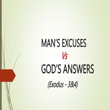 MAN’S EXCUSES vs GODS ANSWERS.pptx