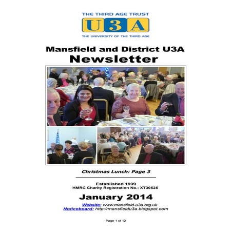 Mansfield U3A Newsletter - February 2014 | PDF