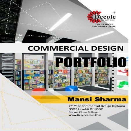 Mansi Sharma, 2nd Year Interior Design (Commercial Design Assignment Portfolio) | PDF