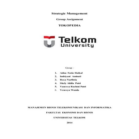 Analisis visi misi pt telkom tbk | PDF