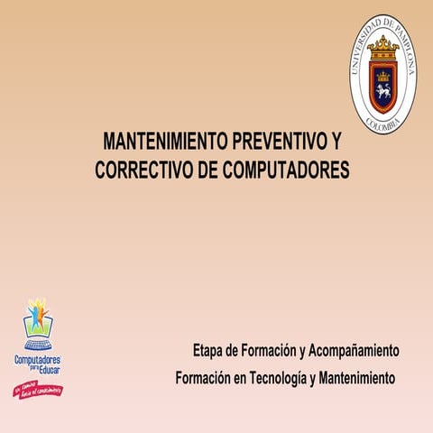 Mantenimiento computador | PPT | Computing | Technology & Computing