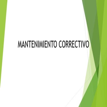 Mantenimiento correctivo. Fallas y Averias.pptx