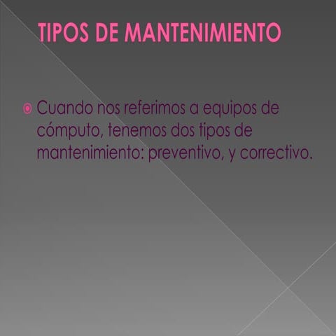 Mantenimiento de pcs | PPTX | Computing | Technology & Computing