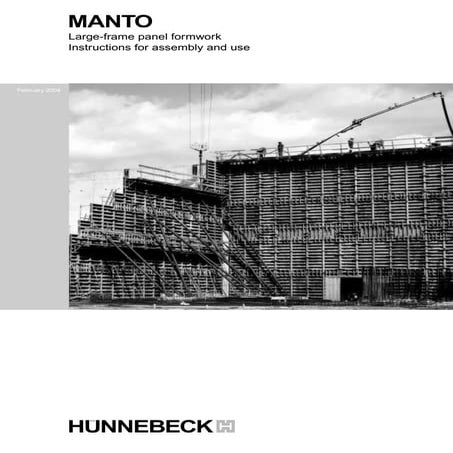 Manto large frame panel formwork | PDF