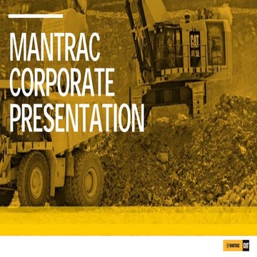 How Mantrac provides solutions to your problems | PPT