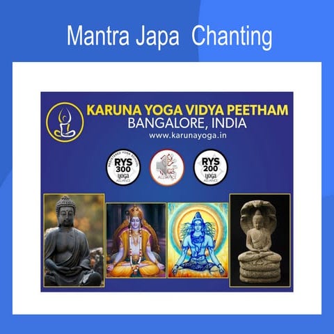 Mantra Japa Chanting Therapy Teacher Training Course.ppt